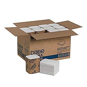 Georgia-Pacific Dixie Ultra Interfold 2-Ply Napkin Dispenser Refill; White; 32006; 250 Napkins Per Pack; 24 Packs Per Case