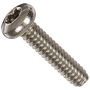 Small Parts 18-8 Stainless Steel Pan Head Machine Screw, Meets ASME B18.6.3, T25 Star Drive, #10-24 Thread Size, 3/4" Length, Fully Threaded, Imported (Pack of 25)