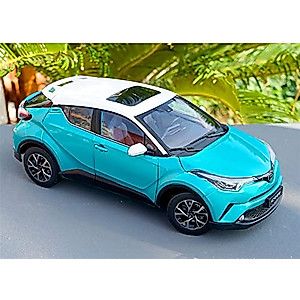 Models Vehicle Replica Car 1 18 Fit for Toyota CHR SUV Simulation Car Model Metal Diecast Minicar Scale Model Collectibles Souvenir Collectible Gift 2023 2024 (Color : Blue)