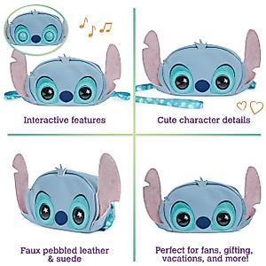 Purse Pets, Disney Stitch Officially Licensed Interactive Pet Toy & Kids Purse, 30+ Sounds & Reactions, Girls Crossbody Bag, Trendy Tween Gifts