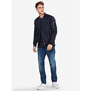 G-Star Raw Men's D-STAQ 5-Pocket Slim Fit Jeans, Medium Indigo Aged, 33W x 36L