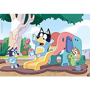 Clementoni - 27171 - Supercolor Puzzle Bluey - 104 Pieces - Jigsaw Puzzle for Kids Age 6 - Made in Italy