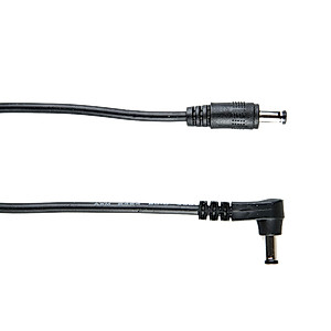 2 Pack Guitar Effect Pedal DC Cable 5.5mm x 2.1mm Power Lead Cord, 60CM Male to Male