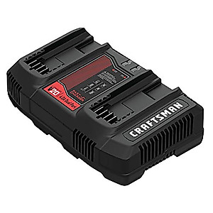 CRAFTSMAN V20 Battery Charger, Dual Port, 2.0-Ah (CMCB124)
