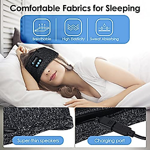Wireless Headband Sleep Headphones Wireless Sports Headband Headphones Music Sleeping Headphones
