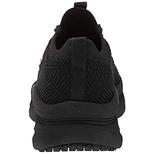 Skechers womens Slip Athletic Styling Health Care Professional Shoe, Black, 7 Wide US