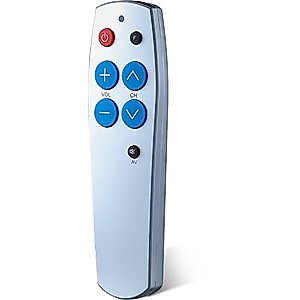 Universal Big Button Easy Simple TV Remote Control for Elderly Senior, Learning Remote Control Only for IR Remote Control