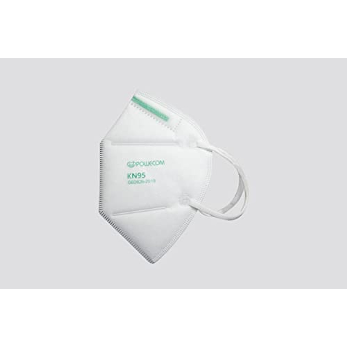 POWECOM KN95 Face Mask for Adults with Filtration > 95%, Comfortable Ear Loops and Lightweight Design, 10-Pack