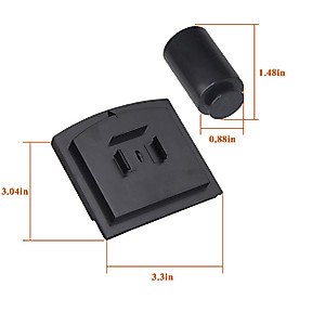 8201756 W10823377 Refrigerator Ice Dispenser Door Kit for Whirlpool Door Chute W10467899 AP3872692 1164531, 8201756VP