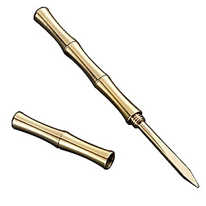 haowei 1Pcs Pure copper Puer Puerh Tea Knife Needle Professional Ice Pick Tea Cake Pick Tool for Breaking Prying Brick for Kitchen Bars Bartender Picnics Camping