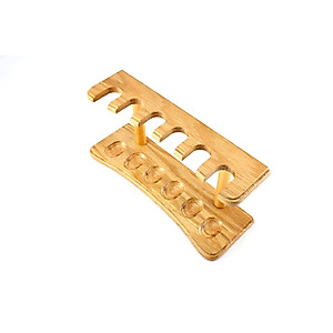 Skyway 6 Pipe Wood Tobacco Pipe Stand Rack Holder - Natural Tan