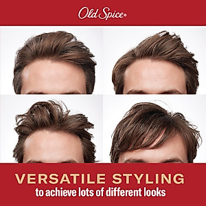 Old Spice High Hold Hair Styling Clay for Men, Highest Hold with Very Low Shine, 2.22 oz