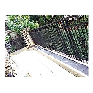 MAGFYLY Chicken Wire Mesh Child Safety Net, Staircase Balcony Anti-Fall Net, Plastic Fence Net, Breeding Net, Lawn Protection Net, Black, 1x3m (Color : Mesh1.2mm, Size : 150m)