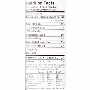 Augason Farms Butter Powder 2 lbs 4 oz No. 10 Can