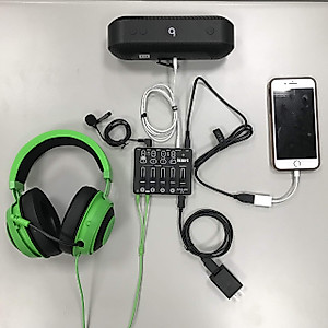 Maker hart Just Mic 4 mini Microphone Mixer 4 channels/Portable Phantom power/Audio Interface