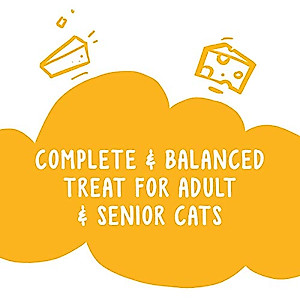 Purina Friskies Made in USA Facilities Cat Treats, Party Mix Cheezy Craze Crunch - 20 oz. Canister