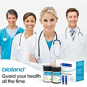 G-425-3S Diabetic Blood Test Strips*100, Used for G-425-3 Blood Glucose Monitor, 0.7μl Blood Sample, Accurate Measurement, Results in 5 Seconds, 2 Bottles of 50 Pieces Each