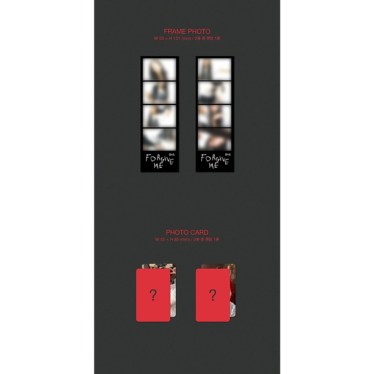 BoA - 3rd Mini Album Forgive Me (Forgive Ver.) CD (+ Folded Poster)