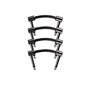 MOOER Guitar Effects Pedal Accessories 4-Pack Patch Cable FC-Series (2'' FC-2)