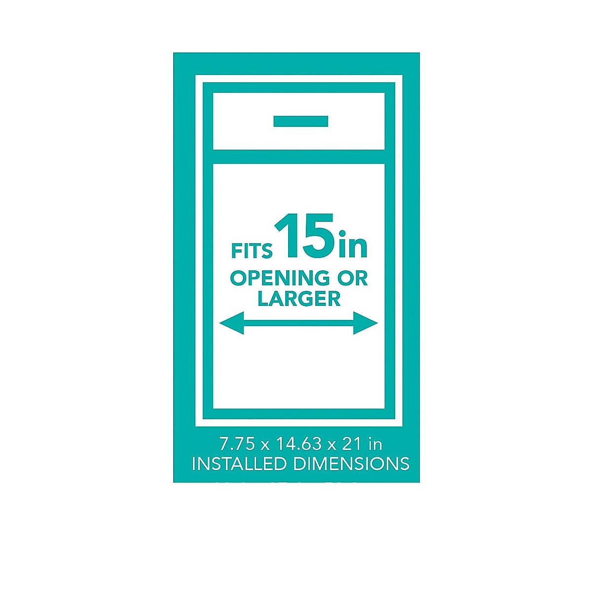 Panacea Grayline Basket-44823 Size 21 in. x 14.6 in. x 7.8 Cabinet Helper Sliding Basket