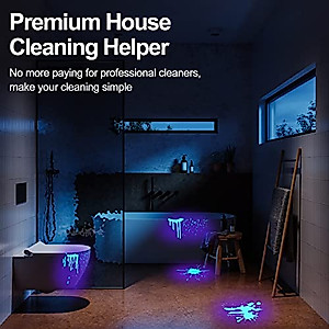 Vansky Black Light UV Flashlight, 2023 Upgraded 51 LED Blacklight Pet Urine Detector for Dog/Cat Urine, Dry Stains, Bed Bug, Matching with Pet Odor Eliminator(Batteries are Included)