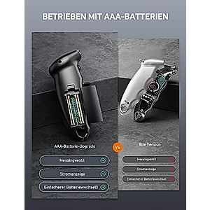 AstroAI Digital Tire Pressure Gauge with Replaceable AAA Batteries, 150 PSI 4 Settings Stocking Stuffers for Car Truck Bicycle Backlit LCD Non-Slip Grip Car Accessories, Black