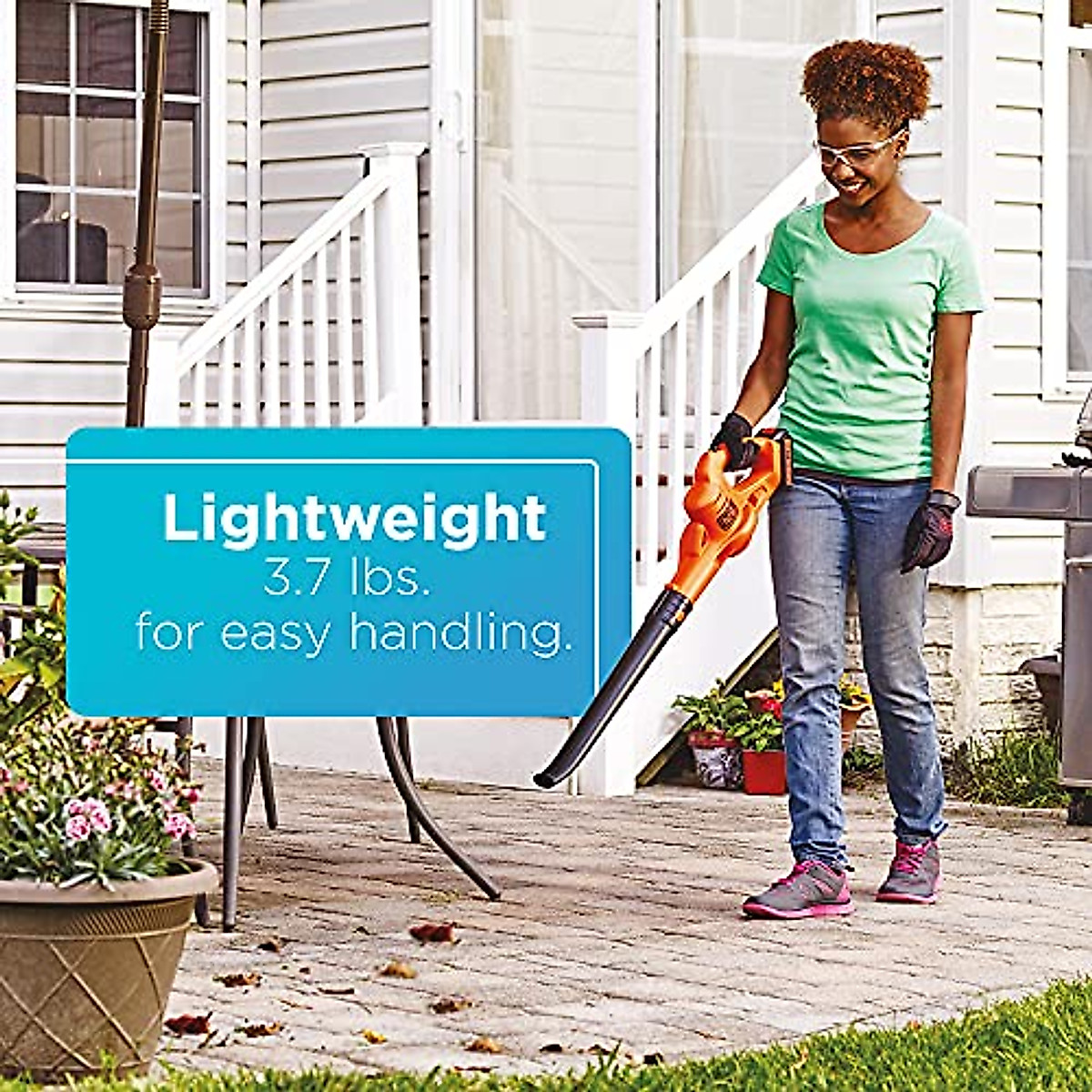 BLACK+DECKER 20V MAX* Cordless Sweeper (LSW221), Pack of 1