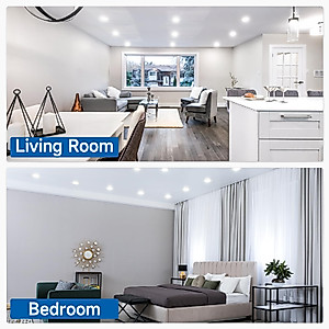 SHINESTAR 4-Pack BR30 LED Bulb, 65W Equivalent, Recessed Light Bulbs, 5000K Daylight White, Dimmable, 650LM, E26 Base