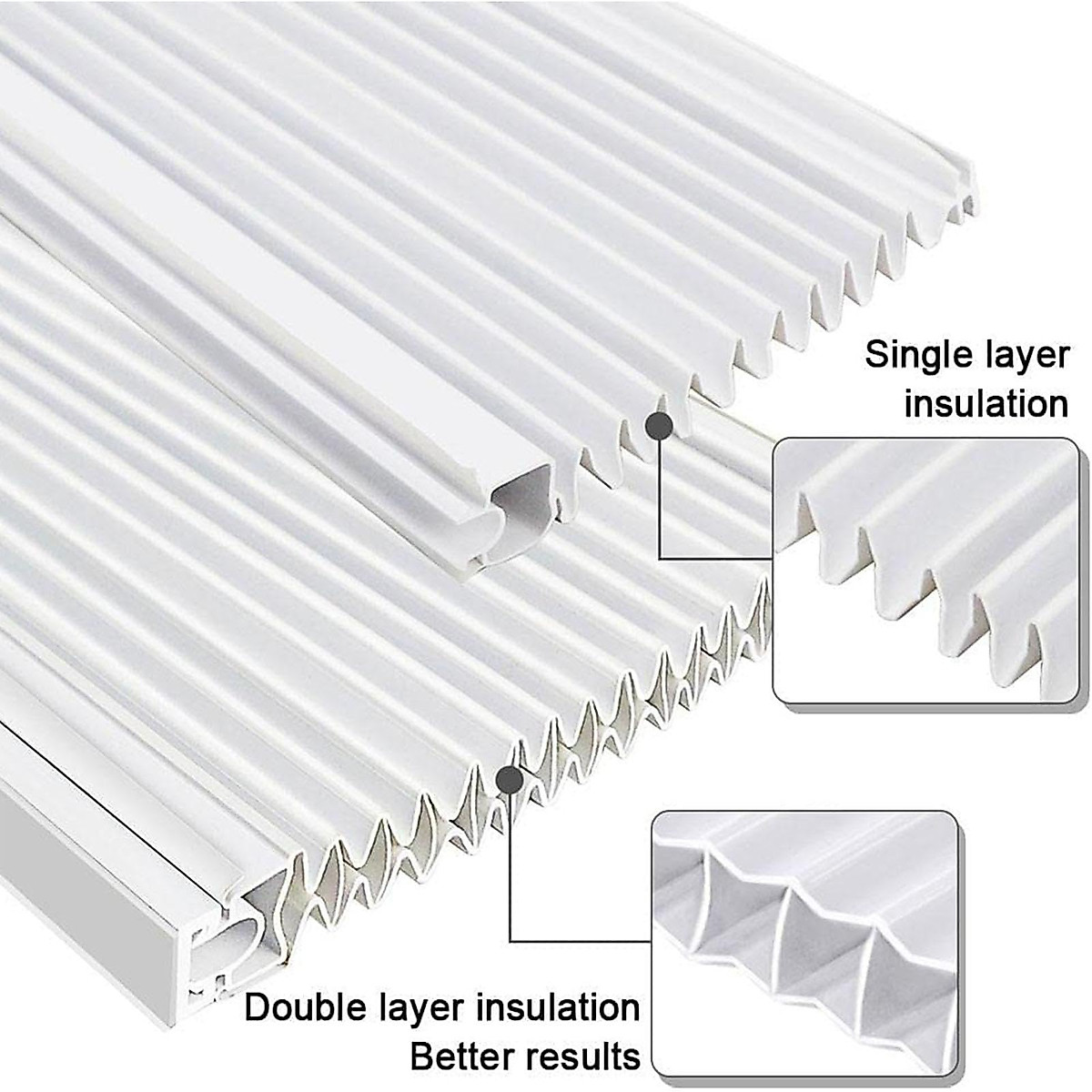 Window AC Insulation Panels - Windproof Air Conditioner Window Blocker, Energy Saving AC Side Panels | Energy Saving AC Side Draft Blockers, AC Insulation Panels for Preventing Heat Noise Sun Block