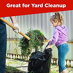 ToughBag 40-45 Gallon Trash Bags Heavy Duty (125 Count) | Black Garbage Bags | 39, 40, 42, 45 Gallon | Made In USA