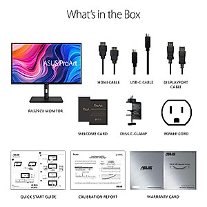 ASUS ProArt Display 32” 4K HDR Monitor (PA329CV) - UHD (3840 x 2160), IPS, 100% sRGB (Renewed)