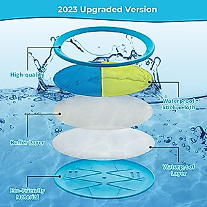 Aunnitery Beach Toys - Outdoor Games, Sand Toys, Toss and Ball Set with 6 Paddles and 3 Balls, Perfect Yard Games Outdoor Toys Games for Kids Ages 4-8 Easter Gifts for Kids/Adults/Family