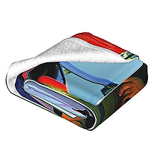 Paul Walker Blanket Comfort Warmth Soft Cozy Air Conditioning Machine Wash Blanket 3D Printing Poster Blanket All Season for Bed Sofa Couch Car 60"x50"