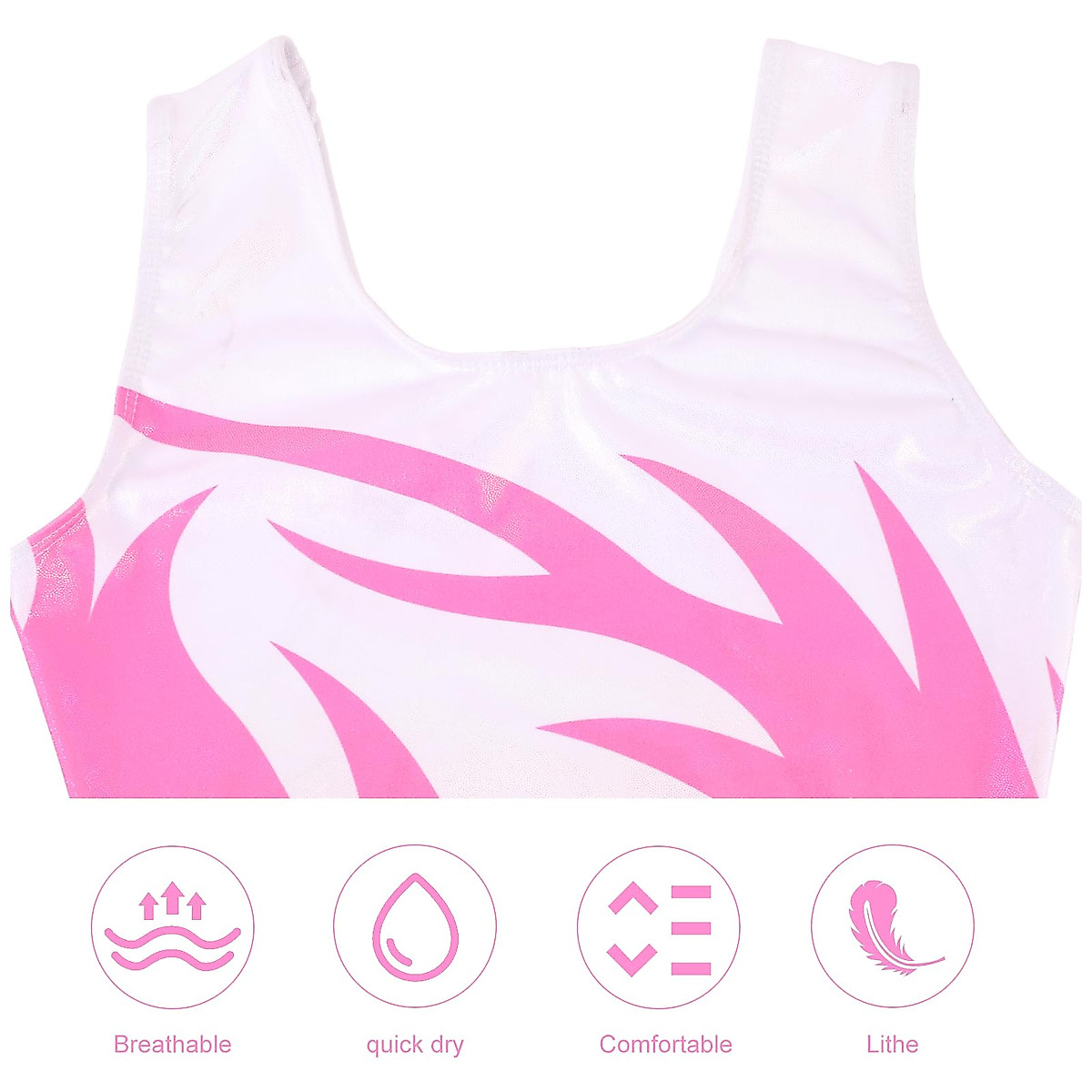 Bezioner Gymnastics Leotards for Girls Dance Outfit Sleeveless Ballet Clothes