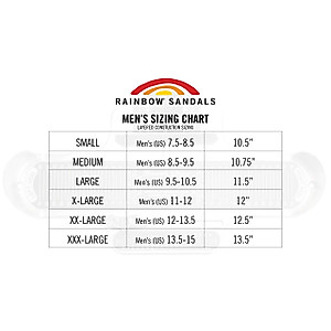 Rainbow Sandals Men Premium Leather Double Layer, Sierra Brown, Large