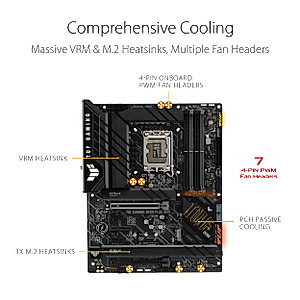 Asus TUF Gaming Z690-PLUS WiFi Socket LGA1700/ Intel Z690/ DDR5/ WiFi&Bluetooth/ SATA3&USB3.2/ M.2/ ATX Motherboard