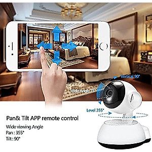 Qiocobo Smart pet Camera for Dog Cat,2 Way Audio Voice Interaction, pet Monitor Detection Alarm, Night Vision Security Camera, Picture Alarm Push