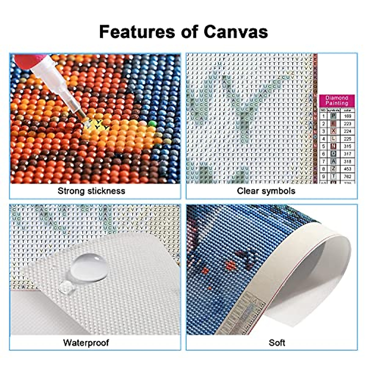 avpdupu Horse Diamond Painting Kits for Adults and Kids, Diamond Painting Horse Diamond Art Kits,5D Diamond Painting Art Horse Kits for Home Wall Decor 12x16inch