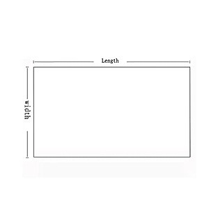 Clear PVC Desk Chair Mat Chair Mat for Hard Wood Floors Clear Rectangle PVC Floor Mat Protector with Lip,1.5mm Thick,80/100/120cm wide, Anti-Oxidation, Can be Cut,Clear Vinyl Plastic Floor Runner Prot