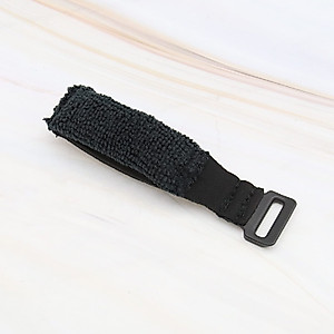 Micro Traders Guitar Fret String Wraps Belt Reduce Noise Silencer Fretboard Black 190mm Musical Instrument Supplies Fit for 6-string Guitar4-string Bass