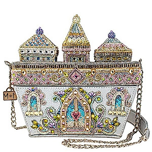 Mary Frances Castles in The Air Crossbody Handbag, Silver