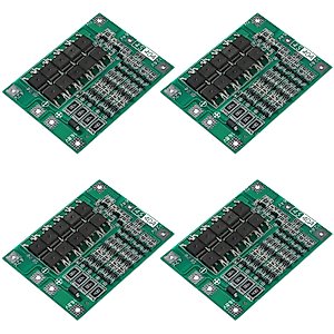 AITIAO 4PCS 4S 40A 16.8V Li-ion Lithium Battery Protection Board PCB BMS 18650 Lithium Charger Protection Circuit with Balance for Drill Motor