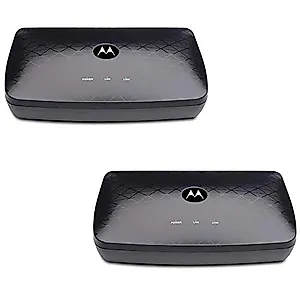Motorola MoCA Adapter for Ethernet Over Coax, Plug and Play, Ultra Fast Speeds, Boost Home Network for Better Streaming and Gaming (1 Gbps – MoCA 2 Pack)