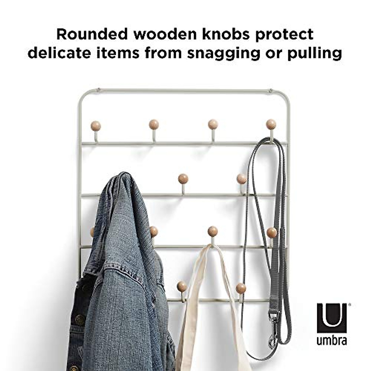 Umbra Estique Over-The-Door Multi-Use Organizer, White