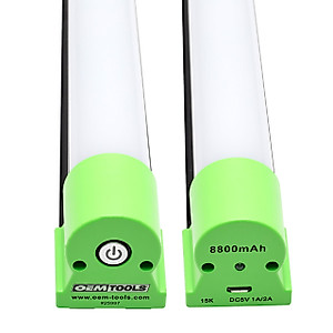 OEMTOOLS 25997 600 Lumen Lithium-ion Rechargeable LED Portable Work Light, Shop Lighting LED, LED Light Stick, Mechanic Light, Rechargeable Work Light