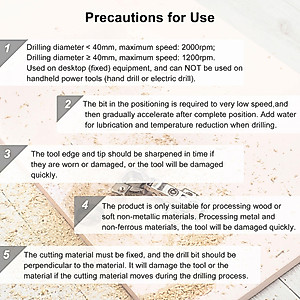 uxcell Tungsten Carbide Forstner Drill Bit Set 60mm 80mm, Woodworking Wood Hole Opener Hinge Hole Drilling Boring Bit Cutter