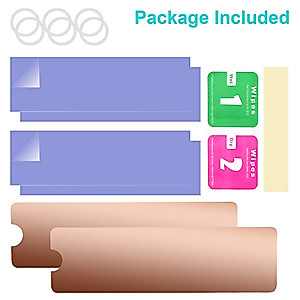 Laptop NVMe M.2 Heatsink with Nano Thermal Pads，Heat Sink Copper for 2280 M2 SSD Laptop (2pcs)