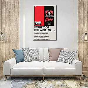 Singer Poster Radical Suicide Album Cover Posters Canvas Wall Art Print Picture for Living Room Bedroom Decor Gift (E,12x18in Unframe)