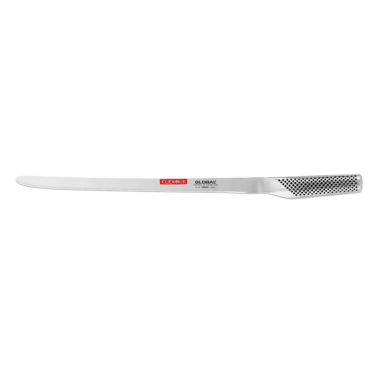 Global G-10 12-1/2-Inch Flexible Slicing Knife, 12.5", Stainless Steel