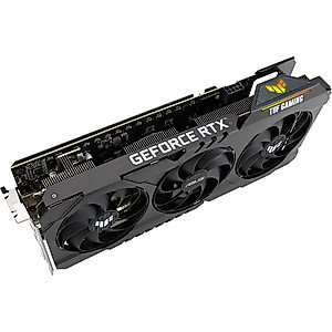 ASUS TUF Gaming NVIDIA GeForce RTX 3060 V2 OC Edition Graphics Card (PCIe 4.0, 12GB GDDR6, HDMI 2.1, DisplayPort 1.4a, Dual Ball Fan Bearings, Military-Grade Certification, GPU Tweak II) (Renewed)